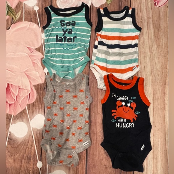 Gerber | One Pieces | Gerber Baby Boy Tank Top Onesies 3 Months | Poshmark